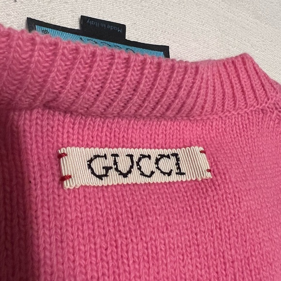 Gucci | Sweaters | Disney X Gucci Barbie Pink Sweater Size Small Brand ...